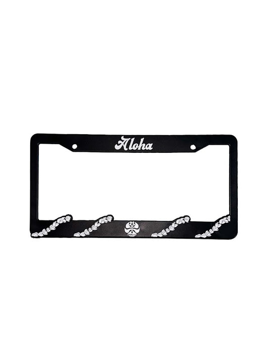 HIC ALOHA PIKAKE LICENSE PLATE FRAME – Hawaiian Island Creations