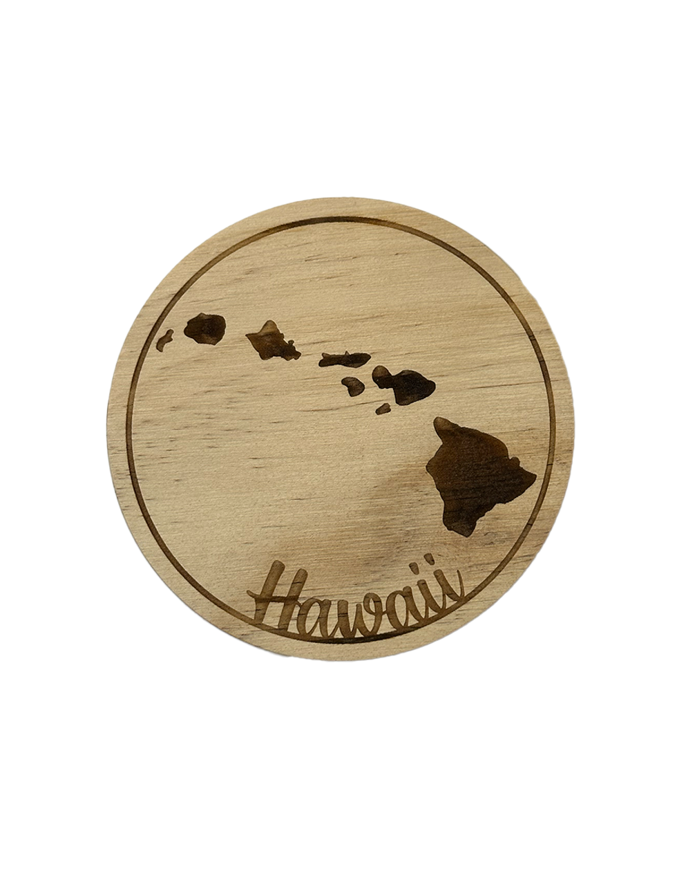 HIC Islands Aloha Wood Coaster – Hawaiian Island Creations