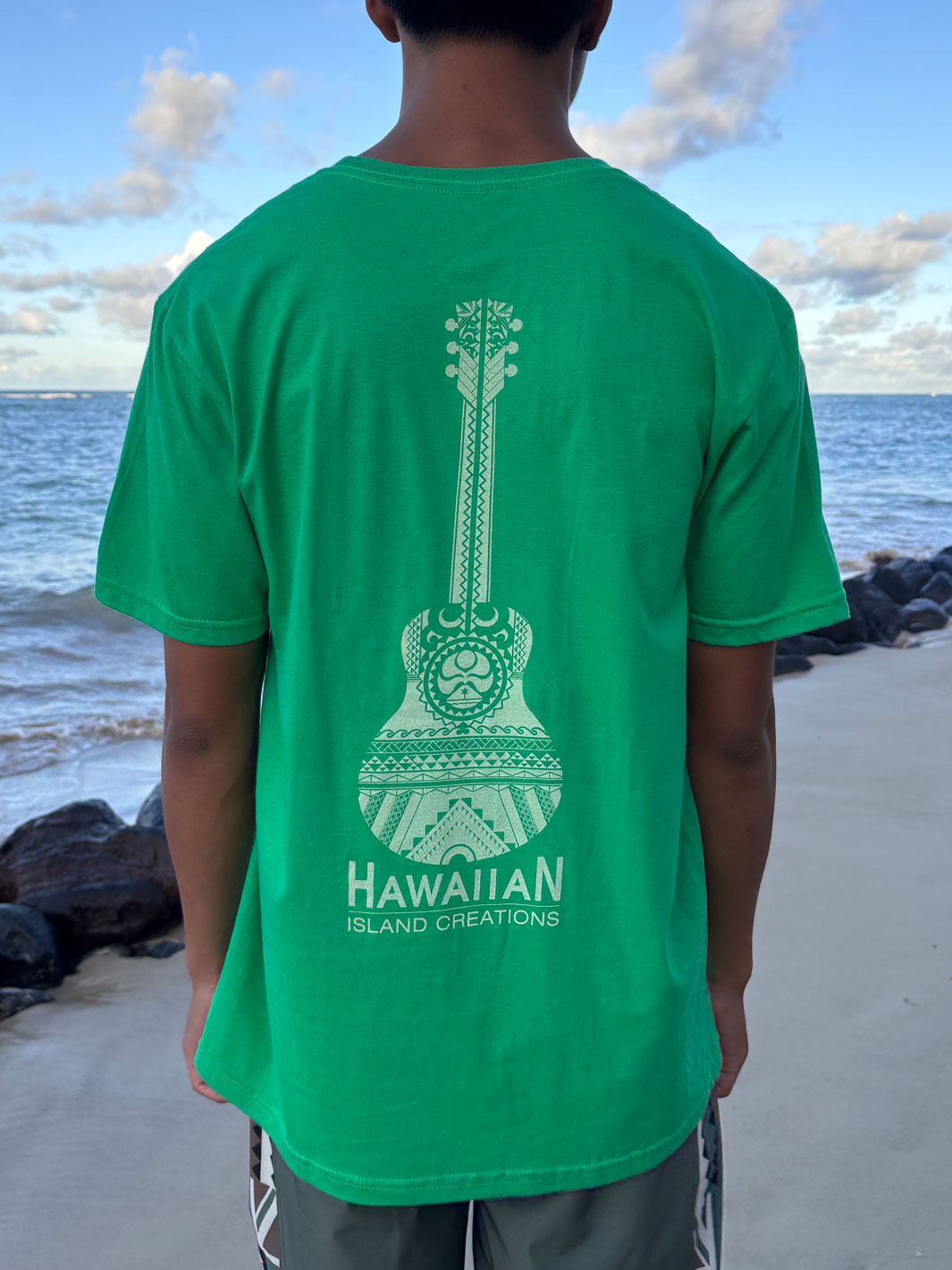 HIC HAWAIIAN SOUL TEE - IRISH GREEN – Hawaiian Island Creations